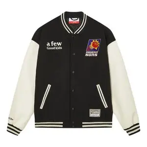 Mitchell & Ness X Afgk Higher Brothers Nba China Game 2026 Macao Exclusive Phoenix Suns Bomber Jacket Asia Sizing - Black
