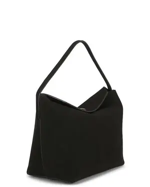 Christopher Esber Turnlock Suede Shoulder Bag
