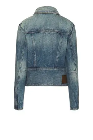 TOM FORD Stonewashed Biker Jacket - Denim