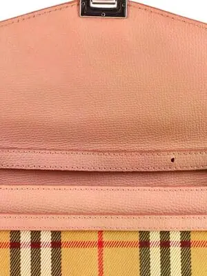 Burberry Macken Vintage Check Canvas Small Crossbody Bag