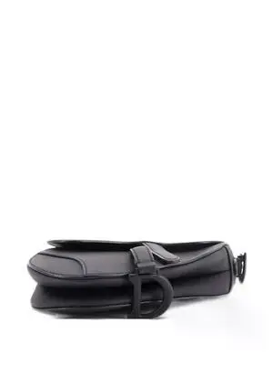 Dior Ultra Matte Saddle Handbag Leather Mini Shoulder Bag