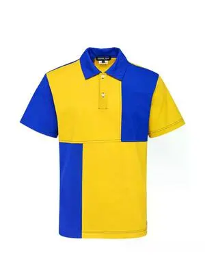 Comme Des Garçons Colour-block Short-sleeve Polo Shirt