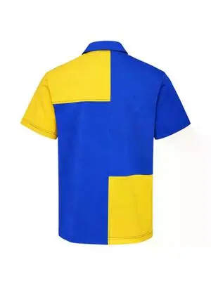 Comme Des Garçons Colour-block Short-sleeve Polo Shirt
