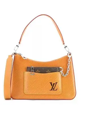 LOUIS VUITTON Marelle Handbag Epi Leather Hobo Bag - Brown