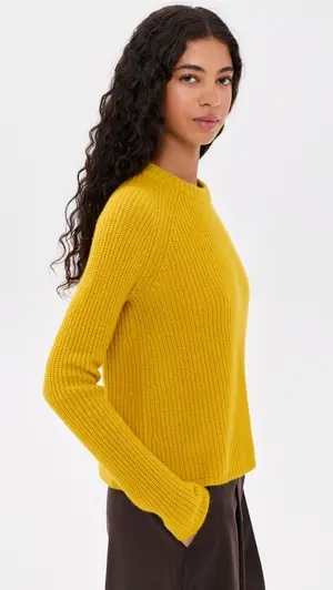 Jenni Kayne Cashmere Fisherman Crewneck Sweater