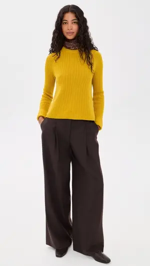 Jenni Kayne Cashmere Fisherman Crewneck Sweater