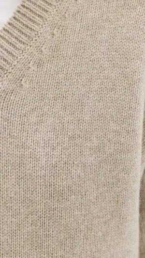 Daughter Sora Slouch V Neck Wool Sweater