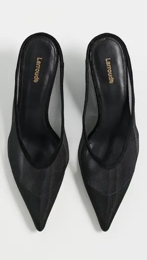 Larroude Loulou Mesh Mules