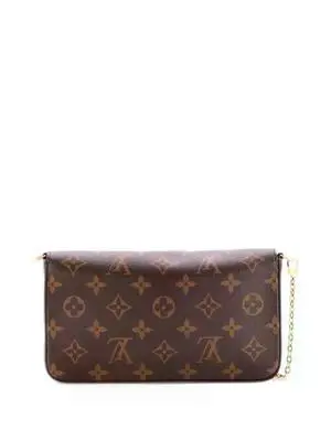 LOUIS VUITTON Felicie Pochette Monogram Canvas Crossbody Bag