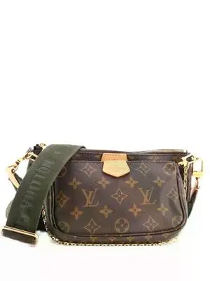 LOUIS VUITTON Multi Pochette Accessoires Monogram Canvas Crossbody Bag - Brown