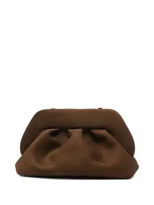 THEMOIRE Bios Suede Clutch - Brown