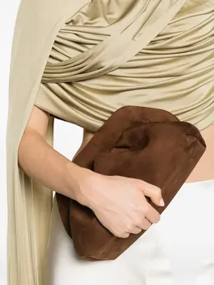 THEMOIRE Bios Suede Clutch