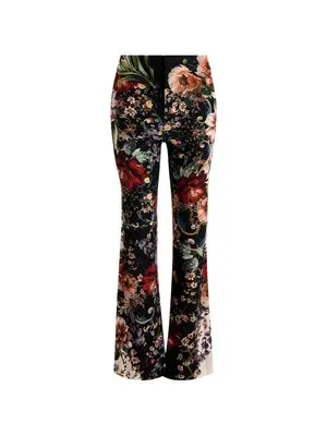 Alice + Olivia Andrew Bootcut Slim Trousers - Black
