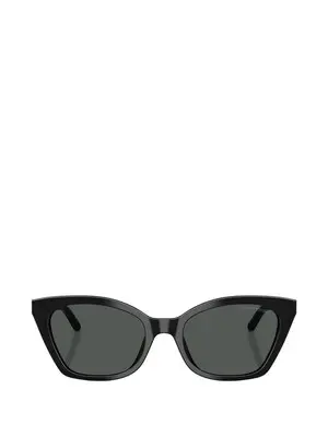 Emporio Armani Heart Detail Sunglasses - Black