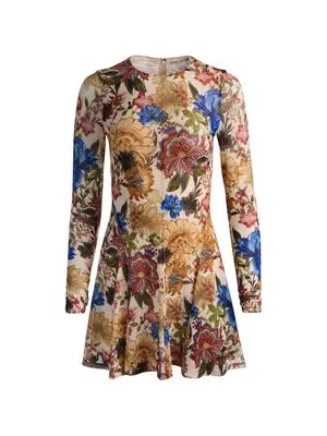 Alice + Olivia Delora Printed Mini Dress