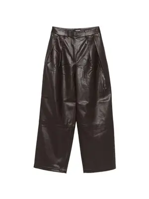 THE FRANKIE SHOP Jeva Faux Leather Trousers