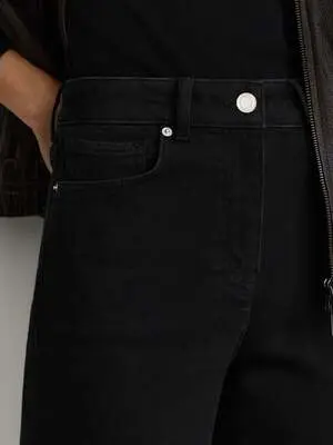 REISS Andi Petite High-rise Bootcut Jeans