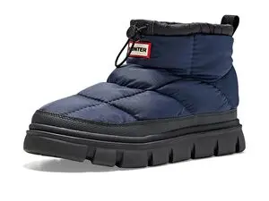 Hunter Mist Bootie Boots - Dark Blue/black
