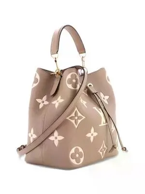 LOUIS VUITTON Neonoe Handbag Bicolor Monogram Empreinte Giant Mm Bucket Bag