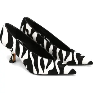 NAKED WOLFE Hero Pony Heels - Zebra