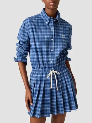 Miu Miu Flannel Dress