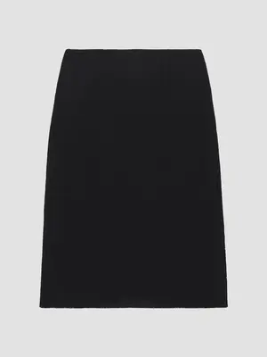 Prada Triple Silk Chiffon Skirt - Black