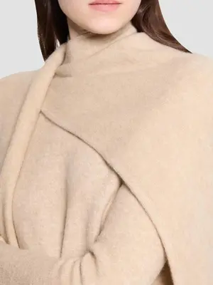 Theory Astor Wool Blend Scarf Top