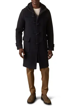 THE NORMAL BRAND James Duffle Coat - Navy