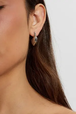 Marc Jacobs Brass Heart Earrings