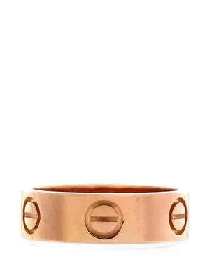 Cartier Love Band 18k Rose Gold Ring - Pink