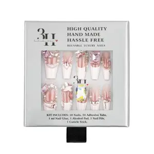 3H NAILS Muah!long Coffin Press-on Nails
