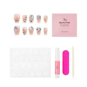 3H NAILS Dreamboatshort Coffin Press-on Nails