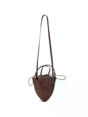 ROTATE BY BIRGER CHRISTENSEN Suede Heart Bag - Brown