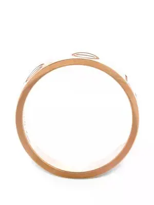 Cartier Engraved Love Band 18k Rose Gold Ring