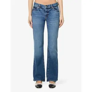 FRAME The Rodeo Low-rise Cotton Denim Jeans