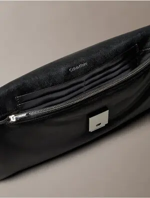 Calvin Klein Emblem Logo Padded Clutch