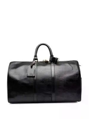 LOUIS VUITTON 1991 Epi Keepall 45 Travel Bag - Black
