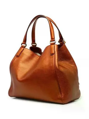 Gucci 2000-2015 Medium Metallic Calfskin Soho Cellarius Tote Bag