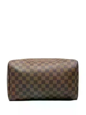LOUIS VUITTON 2007 Damier Ebene Speedy 30 Boston Bag