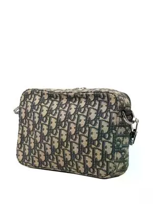 Dior 2022 Oblique Canvas Safari Crossbody Bag