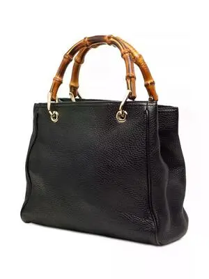 Gucci 2016-2026 Small Calfskin Bamboo Shopper Satchel