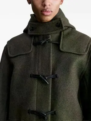 A.p.c. Khaki Recycled Wool Duffle Coat