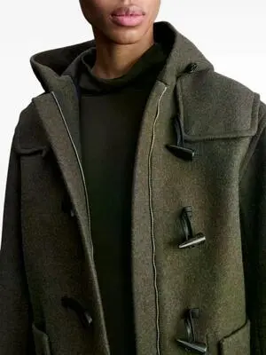A.p.c. Khaki Recycled Wool Duffle Coat
