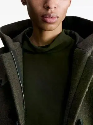 A.p.c. Khaki Recycled Wool Duffle Coat