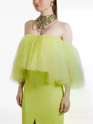 GEMY MAALOUF Front-slit Maxi Skirt