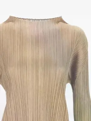 Issey Miyake Monthly Colours October Pleated Long-sleeved Blouse