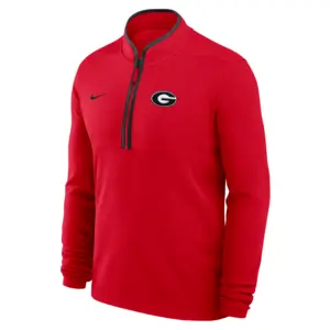 Nike Georgia Courtside Dri-fit College Half-zip Top - Red
