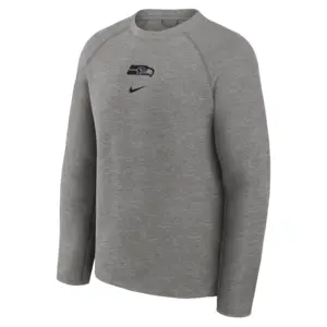 Nike Seattle Seahawks Tech Fleece Nfl Pullover Crew - Grey