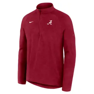 Nike Alabama Stride Dri-fit College 1/2-zip Long-sleeve Top - Red