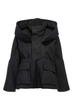 Balenciaga Cropped Parka' Parka - Black